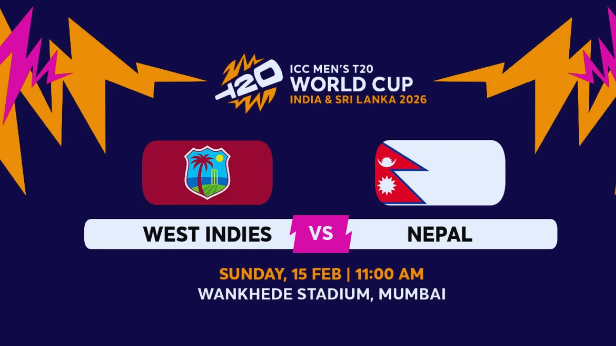 West Indies vs Nepal 2026 Tickets – ICC Men’s T20 World Cup, Mumbai ...